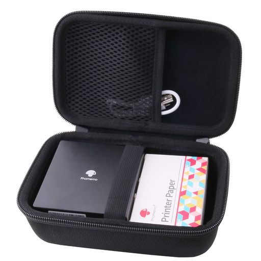 旅行家庭オフィス 用の収納ケースPhomemoM02S/M02PROサーマルプリンター専用収納ケース 材質:耐久性のある高級ハードEVA素材、優れた肌触り、中身の柔らかい保護。 用途:保管保護、汚れ、衝撃、磨耗を防ぐことができ、ハードシェル...