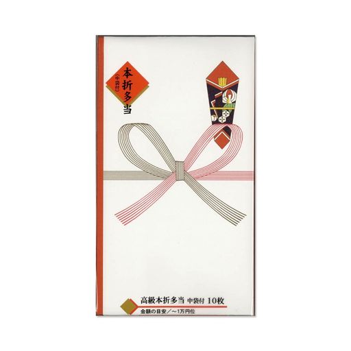 【用途】婚礼以外の御祝事全般の金包みとして最適な多当です。 【サイズ】106x190mm 【枚数】10枚入り 【生産国】日本