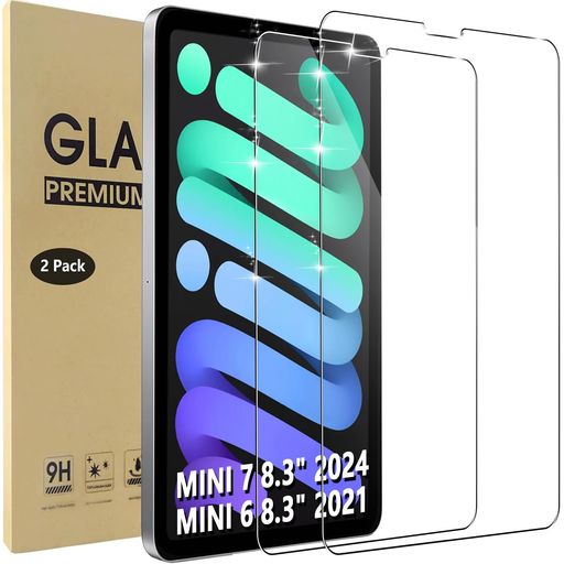 💧2枚セット:iPadmini7/6対応ガラスフィルム。スマホケースと干渉しないように専用設計されいます。 💧ご注意:ガラスフィルムのエッジ部分は剥がれを防止するため、スマホの表面にスペースを残します。 &#...