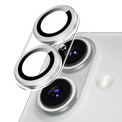 【対応機種】iPhone16/iPhone16Plus専用レンズカバー。四角い台座保護部分:9H強化ガラス・日本旭硝子製///レンズ保護部分:アルミ合金・9H強化ガラス・日本旭硝子製・傷がつきにくい 【4代目進化版・台座透明デザイン・全面保...