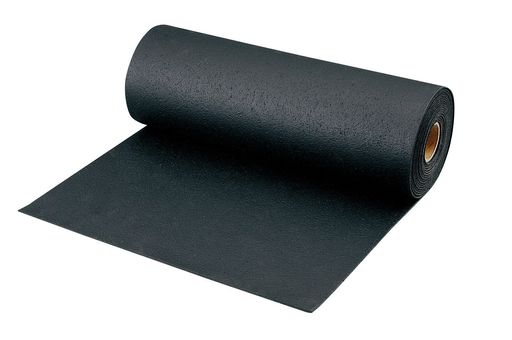 音の漏れを軽減する下地用シート材 サイズ・重量:2.8mm厚さ、455mmx6m/巻・11.5kg/巻(面密度4.2kg/m2) 梱包・入数:紙管・クラフト巻き・1本入り 基材・縁加工:特殊非加硫ゴム・四辺切り放し ホルムアルデヒド規制:告...