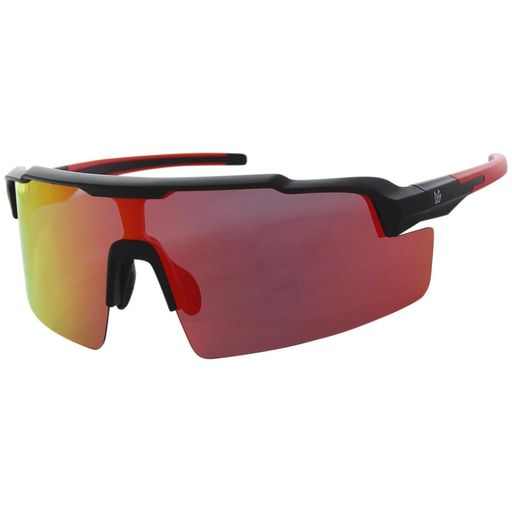 ハイコントラストレンズ レンズカラー:GRAY ミラーカラー:RED REVO 可視光線透過率20% UV400