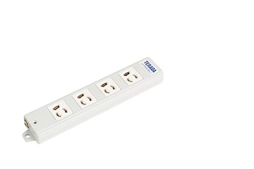 ・プラグ:ハーネス・口数:4口・コンセント形状:接地2P抜止・ボディ色:ホワイト・コード:VCTケーブル・コード長:5m・定格15A125V1500Wまで