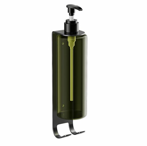 マグネットが付く浴室壁面に簡単取り付けのディスペンサーボトル。 フック2個付き:泡立てネットやボディブラシといったお風呂用小物を引っ掛けておくこともできます。 マグネットで浮かせたボトルを、そのままポンプで押して液体を取り出せます。 デザイ...