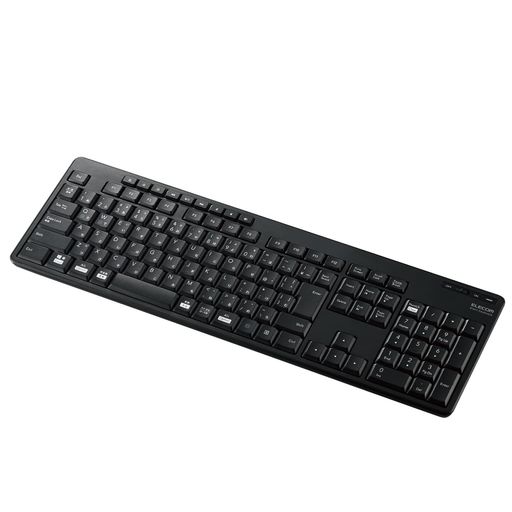 音が気になる場所や時間帯での使用に適したワイヤレスタイプの静音フルキーボードです。数字入力に便利なテンキー付きのフルキーボードで、エクセルなどの作業を効率化します。 各キートップに装着したシリコンラバーによって従来品と比べて打鍵音を9割以上...