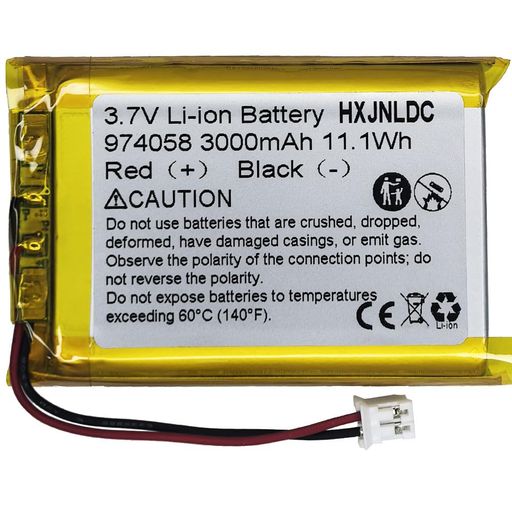このバッテリーは、11.1Wh 3000mAh未満のDIY 3.7 - 5V で、電子製品に適用できます。(星(塗り潰し)大電力電動工具や航空機には適用されない) コネクタの仕様と極性は製品の表示画像に基づいています、星(塗り潰し)赤い線は...