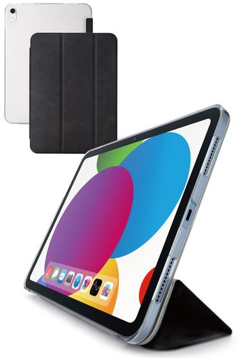 極限まで薄さにこだわった超薄型・軽量設計のiPad(A16)、iPad (第10世代 2022年モデル)用フラップケースです。 傷に強いポリカーボネートを使用し、本体の背面デザインを活かせるクリアケースを採用しています。 傷や汚れが付きにく...