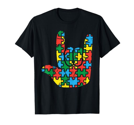 GrabthiscutePuzzleRockHandSignT-Shirtformenwomenkidsasagiftforyourautisticboygirlsondaughter.ShowyoursupportasaSPEDspeci...