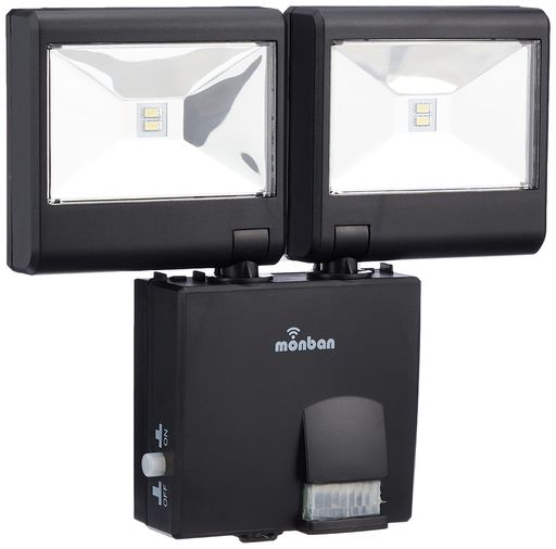 検知方式:赤外線受動式 使用電源:単3形アルカリ乾電池4本(別売) 電池寿命:5ヶ月(1日5回点灯、時間10秒の時) ※ 乾電池の性能、使用条件により大幅に変わる場合があります。 光源:白色LED2灯(2W) 点灯保持時間:約10秒~約60...