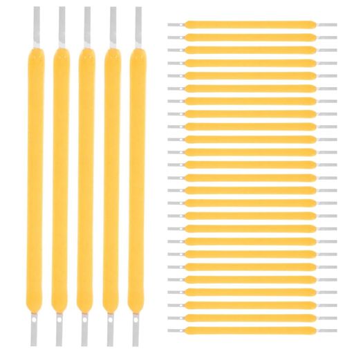 製品仕様:30個/セット、サイズ:38mmハードフィラメント、電圧:3V、2700Kの暖色系光。 低電圧DC電源:高い安全係数。ソーラーパネル用の3V低電圧DC入力と互換性があるため、高電圧インバーターが不要で、湿気の多い屋外環境や人との接...