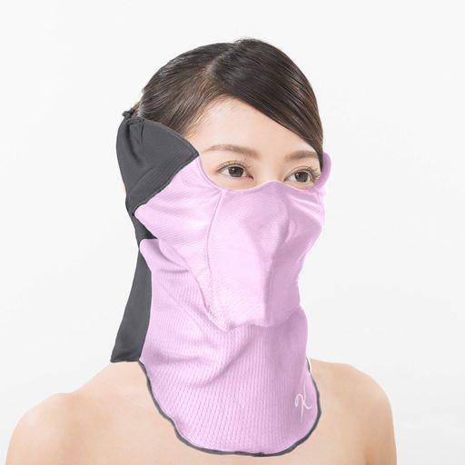 ・顔部分とデコルテと耳および首後ろの日焼け防止(バタフライゾーンは3重構造でUVカット率98パーセント以上) ・息苦しくなく眼鏡も曇らない構造/口元部分はメッシュで吐く息も通過、なおかつ下方向へスーと抜けていきます。 ・耳からずれ落ち防止の...