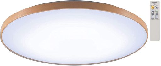 シーリングライト 本体サイズ:高さ10.8x幅φ50.6cm、8畳、質量: 1.8kg 付属品:専用リモコン送信器〔HK9811MM〕同梱 (リモコンボックス付) 電源: AC100V 消費電力: 32W ナチュラル系インテリアにもマッチす...