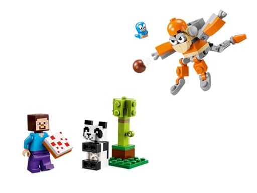 LEGOマインクラフトスティーブとベビーパンダ30672-35Pz