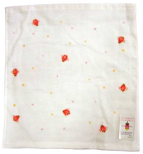 あると便利なタオル [本体サイズ]約34x36cm [製造国]日本 [素材]ガーゼ・パイル/綿100% 日繊商工泉州タオル森のサンバウォッシュタオルピンクT-309