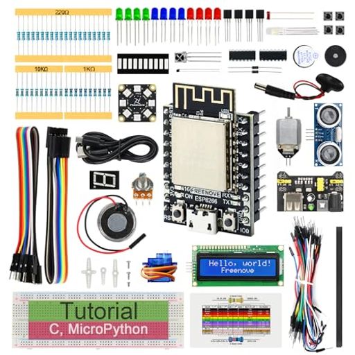 ESP8266:小型だが強力な、32ビットマイクロプロセッサで、最大160MHz動作。160KBのRAMと、4MBのフラッシュメモリを持つ。2.4GHzWi-Fiを内蔵している。 2つのコードセット:MicroPythonとC、人気のあるプ...