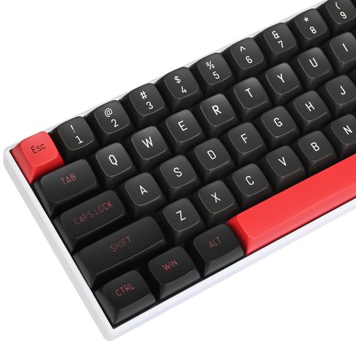 【PBT&amp;ABSの2色成型】50%のPBT&amp;ABS素材で成型されています。ダブルショットは耐久性が高くて、長い時間使用しても鮮明な印字を保って、手垢や油汚れがくっつきにくいです。 【幅広い互換性】1*160キーセットは、60...