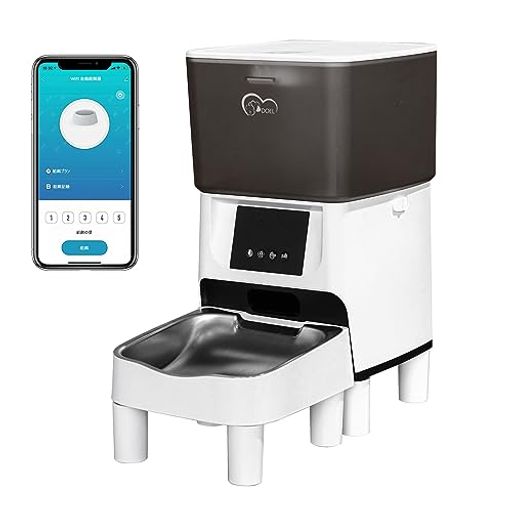 多様な操作:ボタンだけでなく、アプリにも対応。好みで給餌の時間や量を設定可能。アプリに対応で利便性抜群 2WAY給電:アダプターやバッテリーの2WAY給電に対応。バッテリーは予備電源として使える。出張中の停電でも安心 音声機能:給餌時に録音...