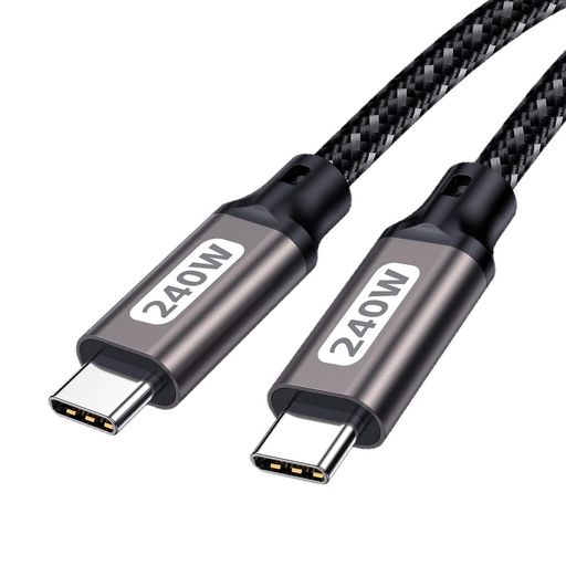 【最大240W超急速充電】最新USB PD3.1規格に対応し、なんと最大240W(48V/5A)の超急速充電が可能。最新ノートPCからタブレット、スマホまで、あらゆるデバイスを驚くほどのスピードでフル充電できます。※240Wでの出力には、充...