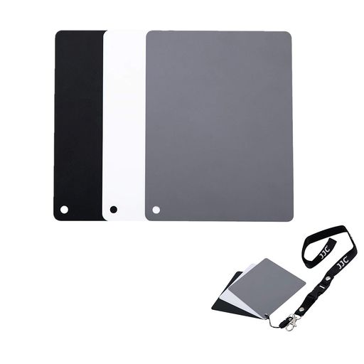 【パッケージ内容】18%グレーカード、ホワイトカード、ブラックカード、ネックストラップ 【適用】一眼レフカメラまたは、ビデオレコーダーのJPEGおよびRAWファイル形式 【カメラチェッカー】撮影時にホワイトバランスが調整できて便利です。 【...