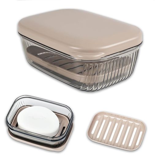 1.シール性に優れたボタン式蓋を備え、石鹸体を清潔に保つ。蓋はバッグの中で開けにくく、漏洩リスクが低く、うたまろいしじなどの固形いしじを持ち歩くのに最適です。自宅で使用する際にも、石鹸にホコリや水しぶきがかかるのを効果的に防止し、石けん立て...