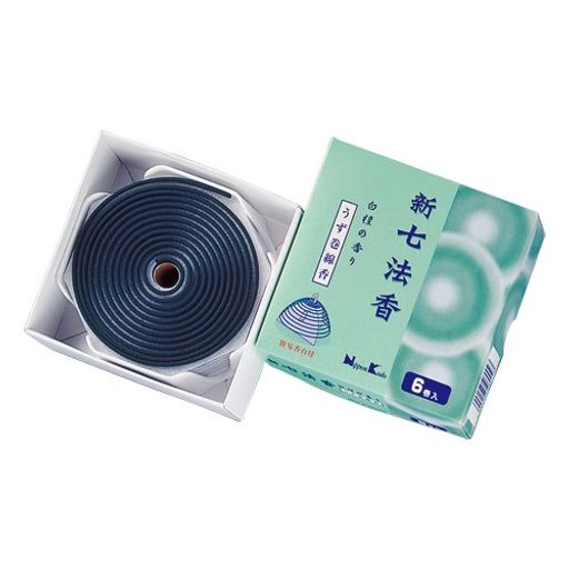 線香 新七法香白檀の香り6巻入