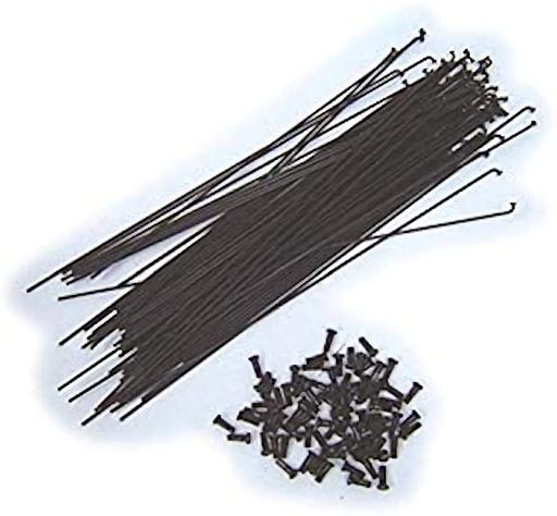 星スポーク1本#14-288スターブライトBKブラック