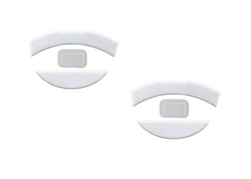 RazerDeathAdderv2ゲーミングマウス用交換脚。 テフロン素材製の2セット足付き。 マウスとマウスパッドの摩擦を減らします。 よりスムーズなグライディング体験を提供/よりよいトラッキング。 カラー:ホワイト、素材:テフロン。