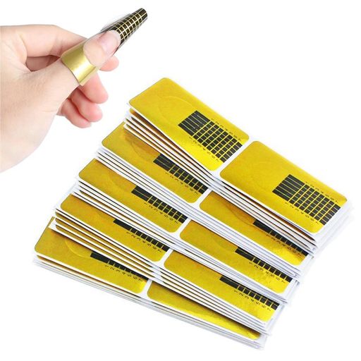 サイズ:約5.8cm*3.4cm。 数量:200枚いり。 主に爪を延長します。たっぷり使えるネイルフォームです。 ジェルネイルやネイルカラーのフレンチラインが簡単にできるガイドテープ。 使いやすい:きれいな爪を作るための正確なガイドを提供で...