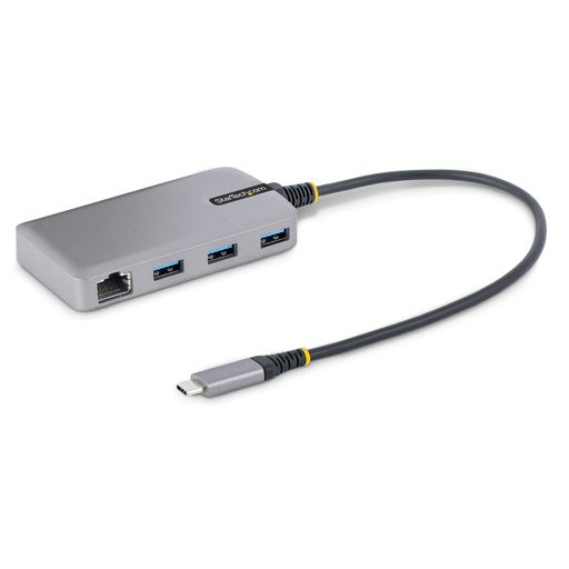 3ポートUSB-Cハブ:USB-Cホストコネクターと3ポートUSB-Aハブを搭載したバスパワー駆動のUSB3.2Gen1(5Gbps)拡張ハブで。過電流保護(OCP)、およびWakeonUSB機能対応。最大15Wのバス電力を3つのダウンスト...