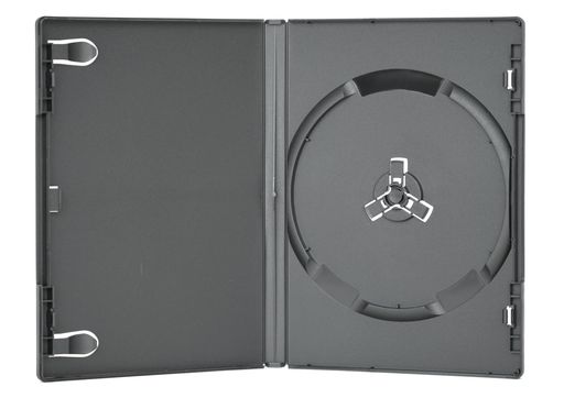 高剛性モデル75g 1枚収納x25個セット ケース色:黒 標準サイズ:14mm厚 ジャケット収納透明フィルム付き