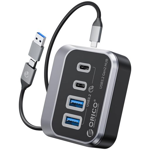 🔥【USBハブ4ポート拡張】2つのUSB-Aポートと2つのType-Cポートを備えたUSBハブで、ノートパソコンに4つのUSB機器を接続します。例えばマウス、キーボード、ウェブカメラ、USBメモリ、HDD、プリンター、イヤホ...