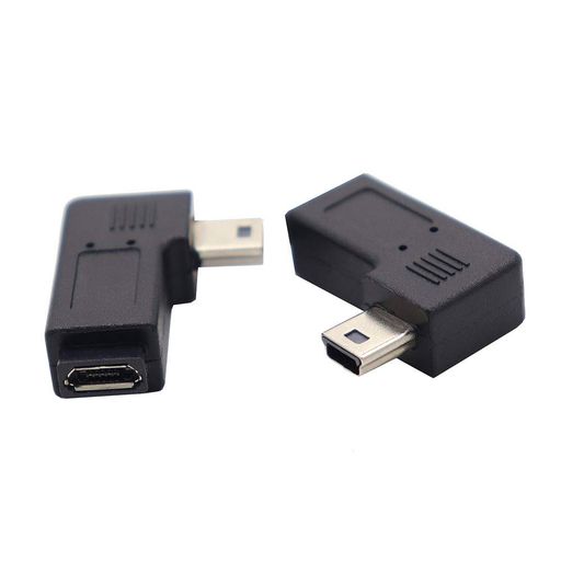 USB2.0mini(オス)tomicro(メス)アダプタです。 方向:左L、右L、ストレート。場所によって、適切な方向を選択することができます。 Mini端子(オス)をmicro端子(メス)に変換します。充電/データ伝送を対応しています。...