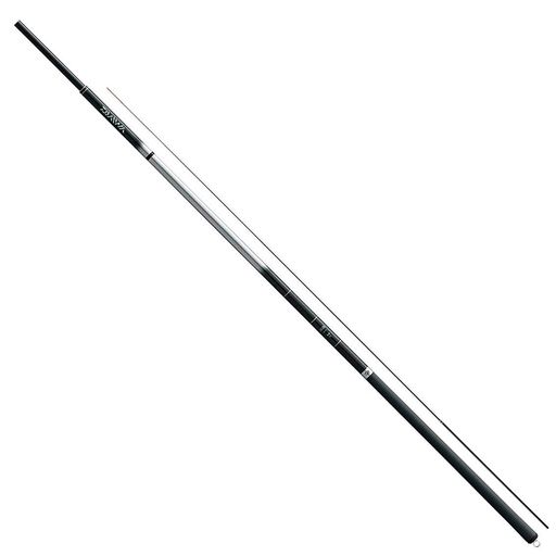 標準全長:7.99m 継数:8本 仕舞寸法:111cm 標準自重:330g 先径:0.8mm 元径:25.6mm カーボン含有率:91% 操作性に優れた7:3調子。食い込みの良いソリッド継穂先を採用。 ウキ釣り、ミャク釣りなど釣り方を問わな...