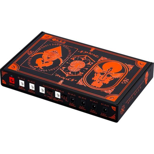 INPUT:DC12V3Aセンターマイナス OUTPUT:【1-2】DC9.4V800mA、【3-4】DC9/12/18V@300/225/150mA、【5-8】DC9.4V250mA MAXOUTPUT:27W、フルアイソレート設計 付属...
