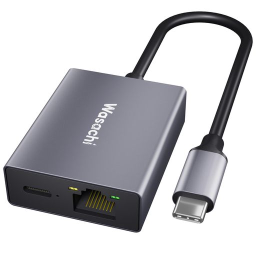 携帯電話有線ネットワーク適応+PD充電 【1000Mbps高速ネットワーク+PD100W急速充電】最大1000Mbpsの有線LAN速度を実現。USB LAN 1000Mbpsアダプターとして、4K動画ストリーミング、大容量ファイル転送、クラ...