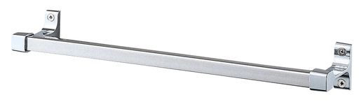 610mmの角型タオル掛けです。パイプの一辺:16mm メッキのタオル掛けなので、空間を選ばずお使いいただけます。 本商品には壁固定ネジが4本付属されています。ビス付きなので施工もすぐに行えます。 【取付前に】取り付け面の材質によって取付け...