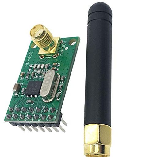 NRF905動作帯域:433/868/915MHz NRF905ワイヤレストランシーバモジュール 動作電圧:2.7-3.3V チャネル数:170