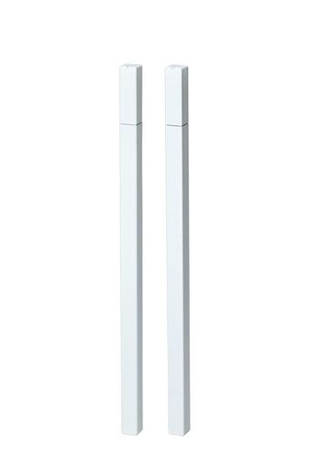 原産国:日本 2本1組 木製ヒノキ5cm角 高さ107cm テニスシングルコート用補助ポール 重さ3.5kg/組