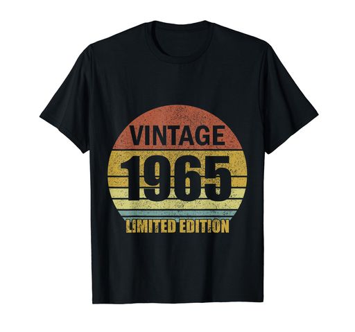 ヴィンテージ1965Tシャツ女性用1965年誕生日プレゼント女性への1965年生まれの女性への誕生日プレゼントに最適です。男性への57歳の誕生日プレゼント。57歳の誕生日シャツレディース57歳の男性へのギフトに ヴィンテージ1965Tシャツ...