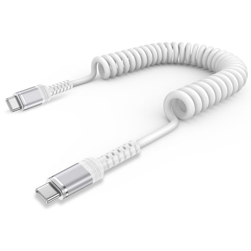 【伸びるcタイプケーブル】コイル状のusb-cケーブルは自然な状態では37cm、最大120cmまで伸ばすことができます。コイル形状のデザインで、絡まりにくく、持ち運びや収納に大変便利で、ケーブルの整頓にも役立ちます。車載用に最適です。ご使用...