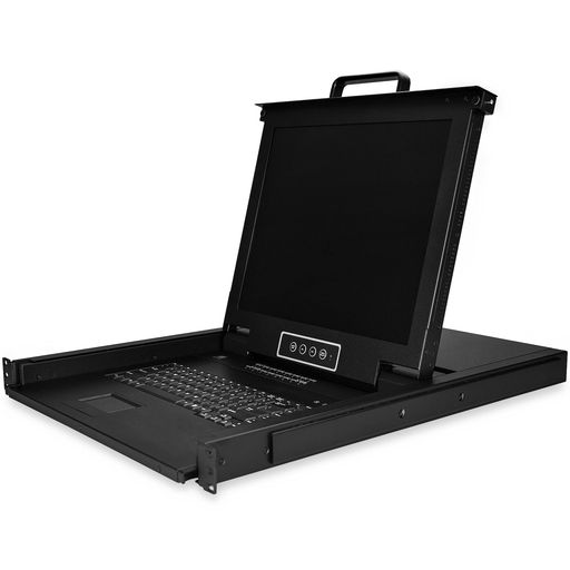 仕様:ラックマウントKVMコンソール、アクティブマトリックス駆動方式(TFT)17インチLCDモニター、1280 x 1024、1.8mケーブル付き16ポートVGA KVMスイッチ、フルキーボード(US配列) + タッチパッド、USB 2....