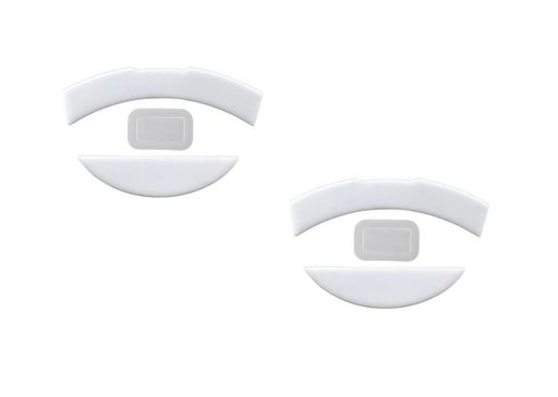 RazerDeathAdderv2ゲーミングマウス用交換脚。 テフロン素材製の2セット足付き。 マウスとマウスパッドの摩擦を減らします。 よりスムーズなグライディング体験を提供/よりよいトラッキング。 カラー:ホワイト、素材:テフロン。