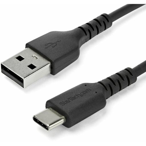高耐久性:アラミド繊維で補強したUSB-A - USB-C ケーブル。頑丈で引っ張りに強く(スチールの5倍)、180度の角度で1万回以上の折り曲げ耐久テスト、挿抜耐久テスト5千回以上をクリア 仕様:1m/ブラック/USB-C - USB-A...