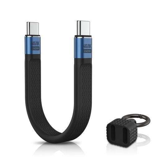 【240W PD急速充電】最新USB4規格準拠で240W超急速充電・40Gbps高速データ転送・8K60Hz高精細映像出力を一本で実現。Thunderbolt 4完全互換により、充電/データ転送/ディスプレイ接続をマルチタスク処理可能。動画...