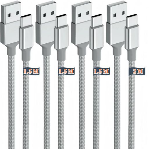 【iphone 充電ケーブル タイプc快適なQC3.0急速充電】: Typec ケーブルは各種の上質素材を使用した安全重視設計により3Aの高出力を流せしかも過充電と発熱などを防ぎ、安定性の高い急速充電と大切な機器の損傷防止を実現します。また...