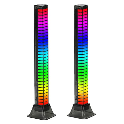 ゲームに没入する雰囲気を作り出し、ミュージック同期/USBtype-c給電で簡単に使用できます 【モード調整と明るさ調整】RGBオーディオスペクトルインジケーターは、30個のLEDビーズ、高感度マイク、ノイズリダクション機能を使用し、選択し...