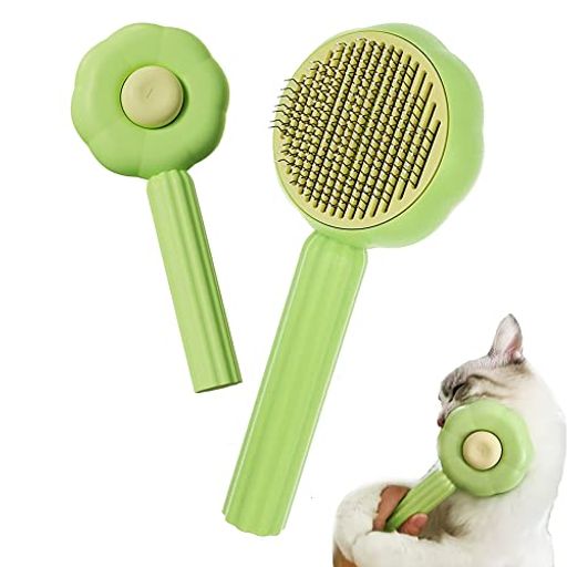 「ペット用ブラシ/猫ブラシ/犬ブラシ」優れた素材:(ABS+HTPE+ステンレス)1ピンはステンレススチール製丈夫で耐久性があります。2ノンスリップハンドルデザインで、持ち易い。(3)ペットにやさしく、先端に保護カバーが付いた特殊なステンレ...