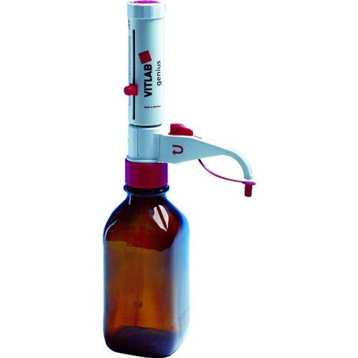 精度(%):0.5 全長(mm):225 目盛(ml):0.5 分注範囲(ml):2.5~25 幅(mm):138 取付口径:45mm シリンダーピストン:ガラス 排出チューブ・吸引チューブ:フッ素樹脂(PFA) ●アダプター:ポリプロピレ...