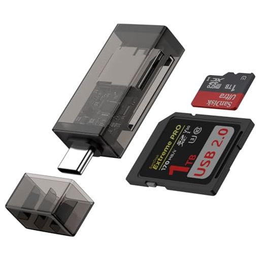 【2枚カード同時に読み書き】SDスロットとmicroSDスロットを備え、2つのカードに同時に読取と書込を行うことが可能で、カードを差し替える手間が必要ありません。 【480Mbpsデータ転送】USB2.0に対応し最大480Mbpsのデータ転...