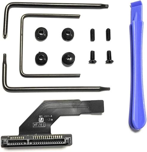 対応機種:バルク品MACMiniA1347Mid2011MC815LL/AMacminiA1347Late2012 仕様:HDD/SSDLowerケーブル 付属品:ネジx4、ワッシャーx4、U字金具x1、プラスチックヘラx1 型番:821-...